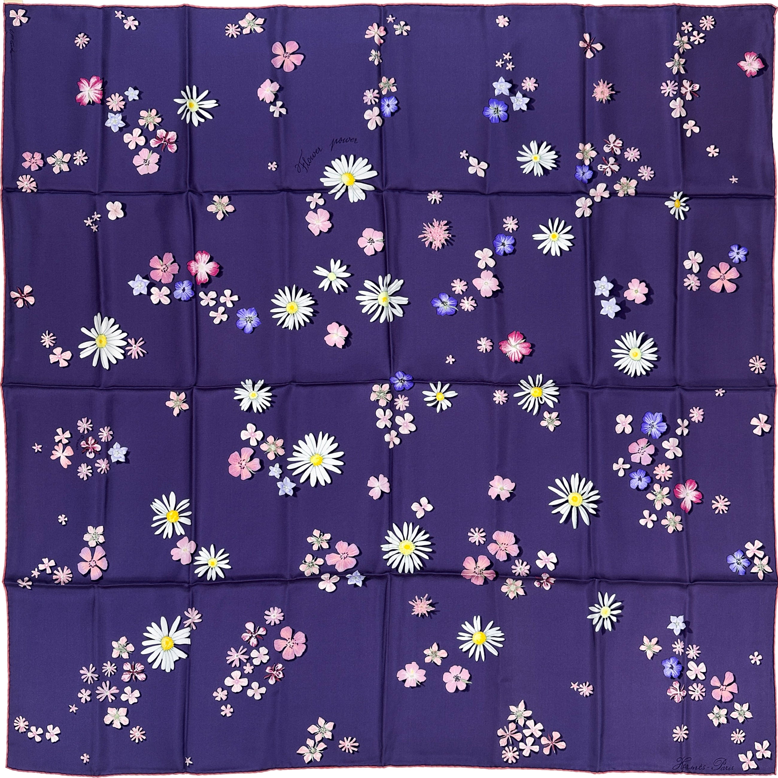 Hermès Flower Power 90
